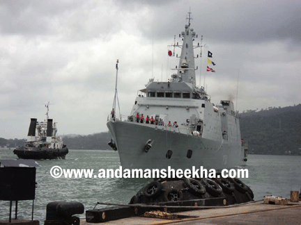 India's largest patrol vessel INS Saryu joined ANC Flotilla - ANDAMAN ...