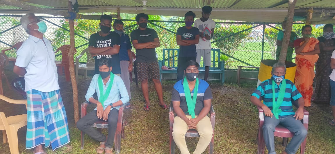 Protest at Katchal by Sri Lankan Tamil Settler families, enters the ...