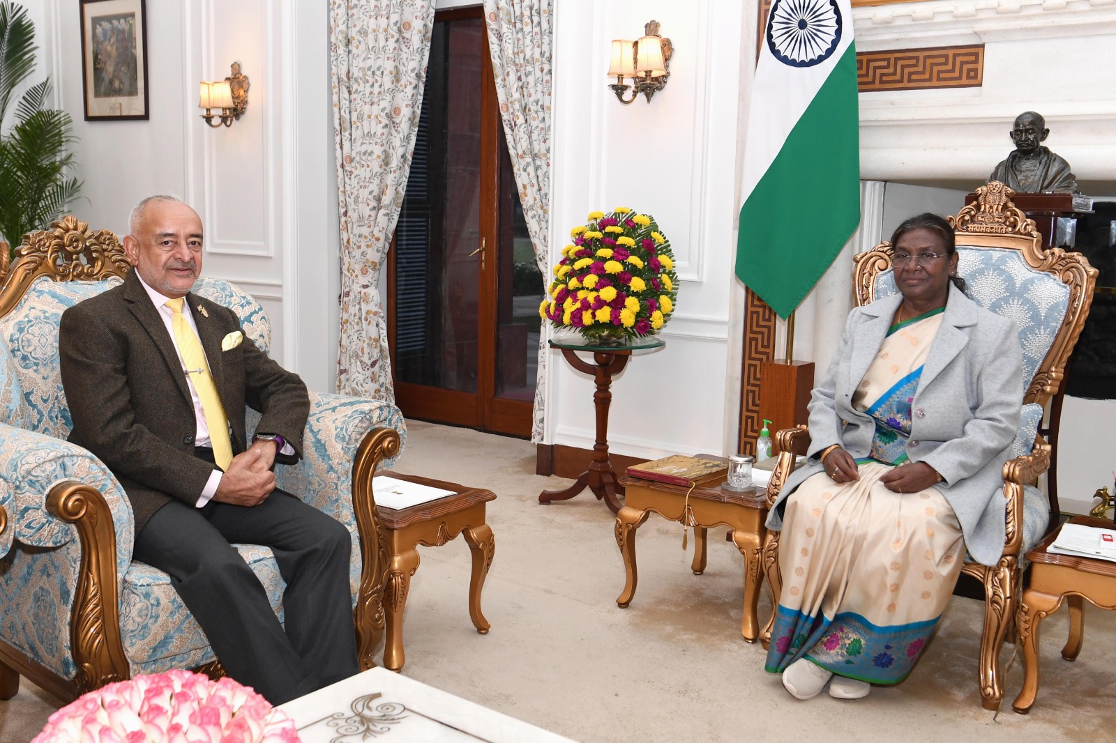 Lt. Governor Calls on President of India - ANDAMAN SHEEKHA