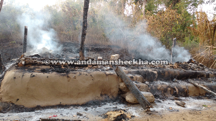 Fire Accident at Karmatang -9; No causality Reported – ANDAMAN SHEEKHA