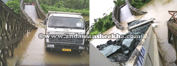 MAJOR ACCIDENT AT MIDDLE ANDAMAN: Crucial Bridge of Andaman Trunk Road ...